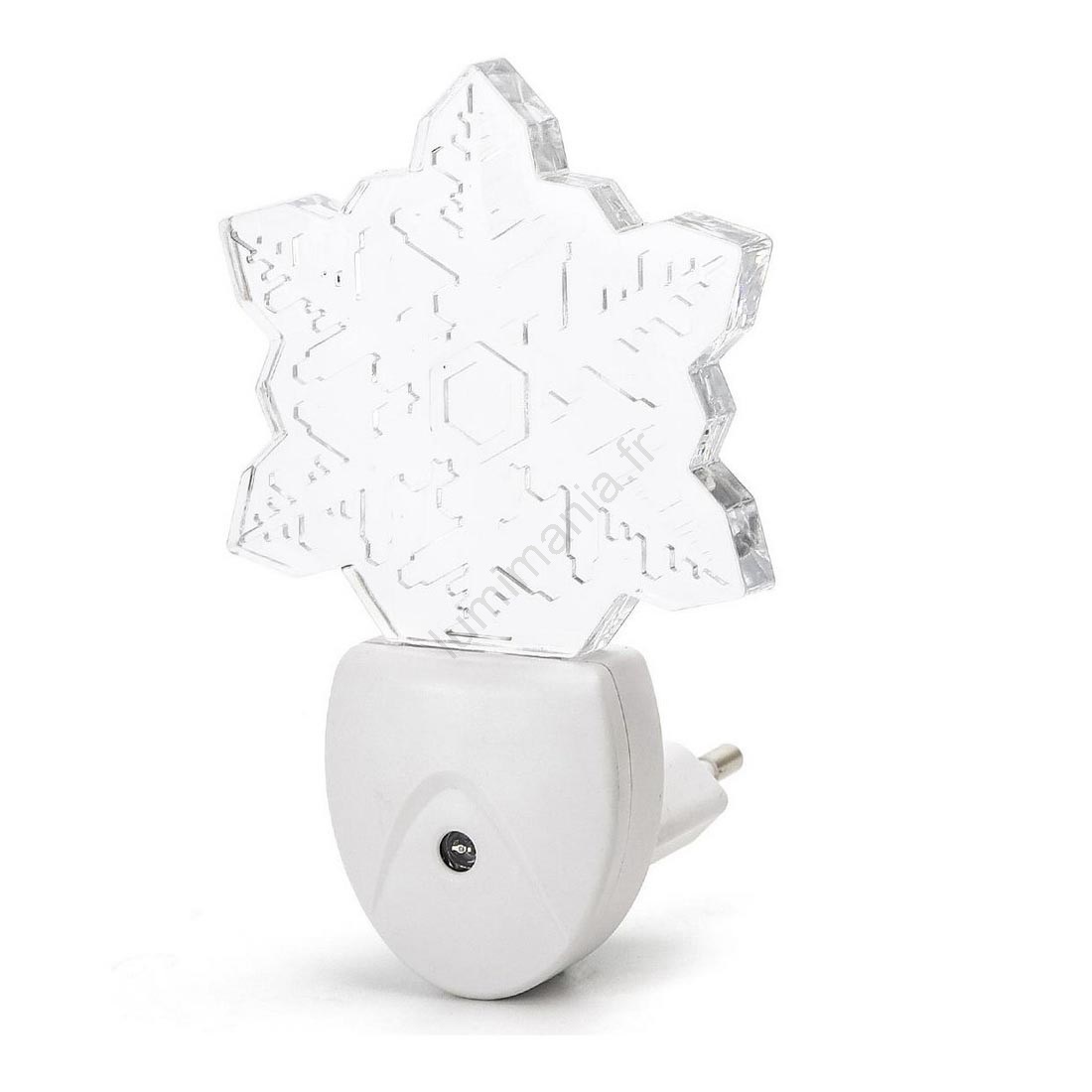 Aigostar - Veilleuse LED RGB avec un détecteur LED/0,5W/230V flocon de ...