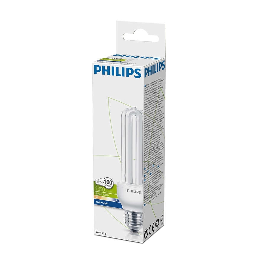 Ampoule à économie d'énergie Philips E27/23W/230V 6500K | Lumimania