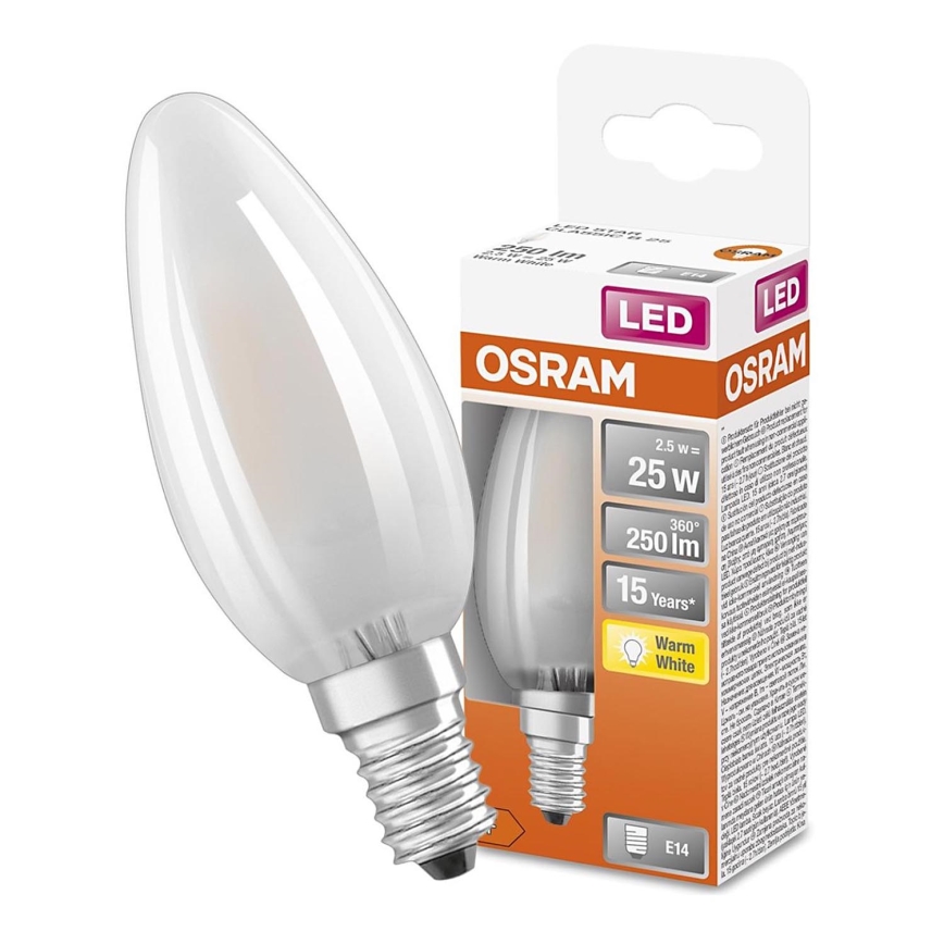 Ampoule LED B35 E14/2,5W/230V 2700K - Osram | Lumimania