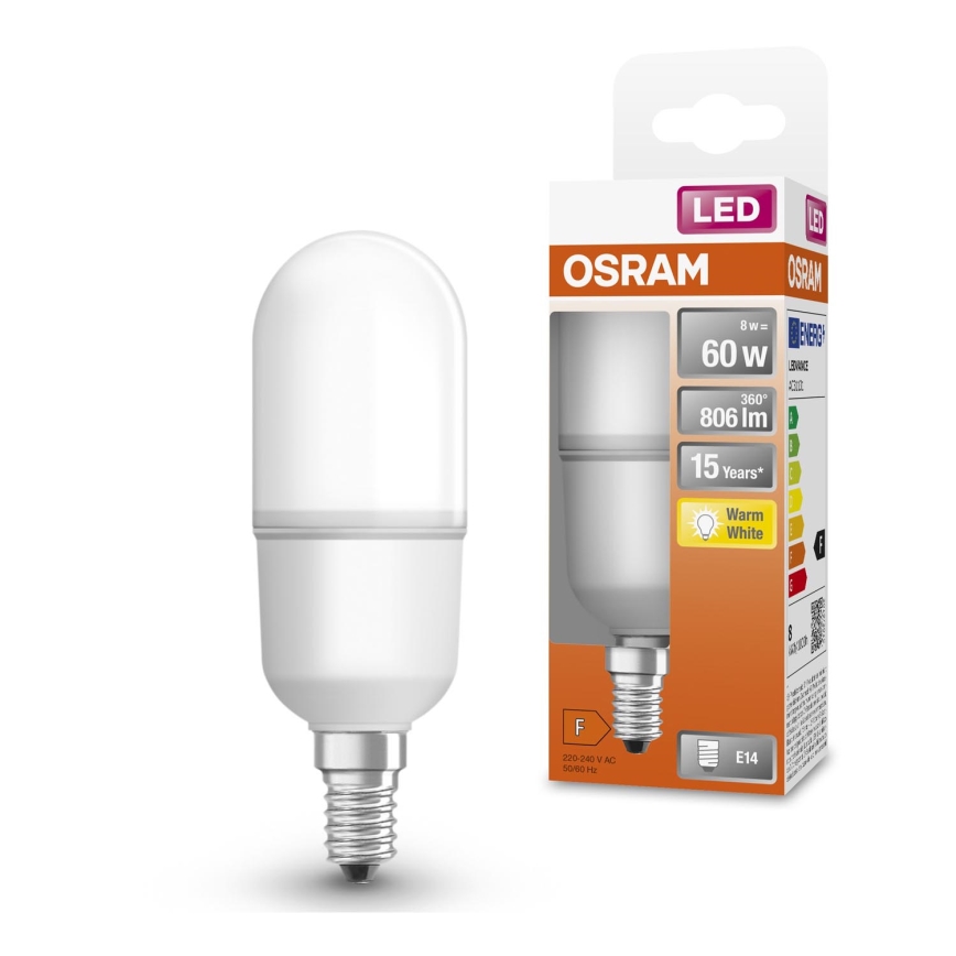 Ampoule LED E14/8W/230V 2700K - Osram | Lumimania