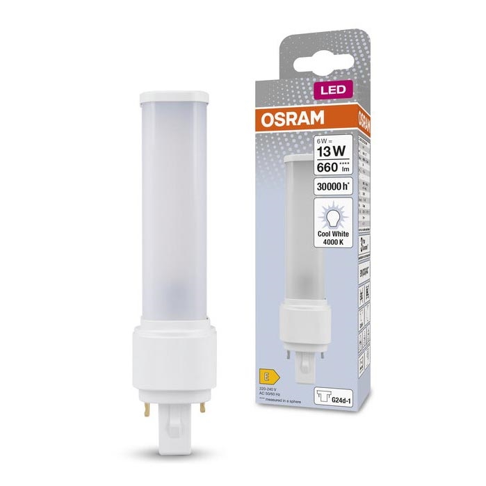 Ampoule LED G24D-1/6W/230V 4000K - Osram | Lumimania