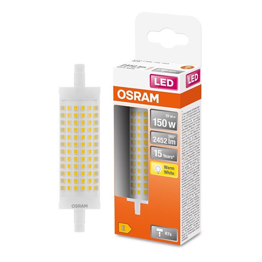 Ampoule LED R7s/19W/230V 2700K 118 mm - Osram | Lumimania