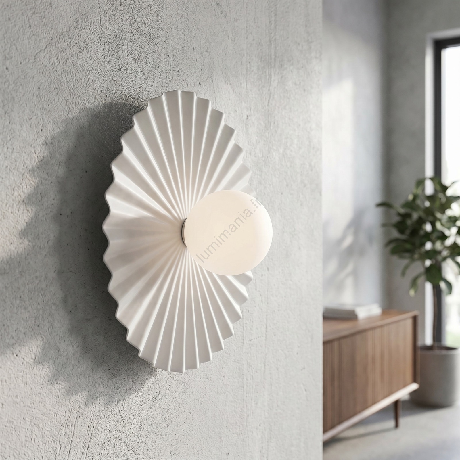 Applique murale UMBRA 1xG9/8W/230V blanche | Lumimania