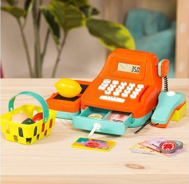 B-Toys - Caisse enregistreuse enfant avec bruits et calculette | Lumimania