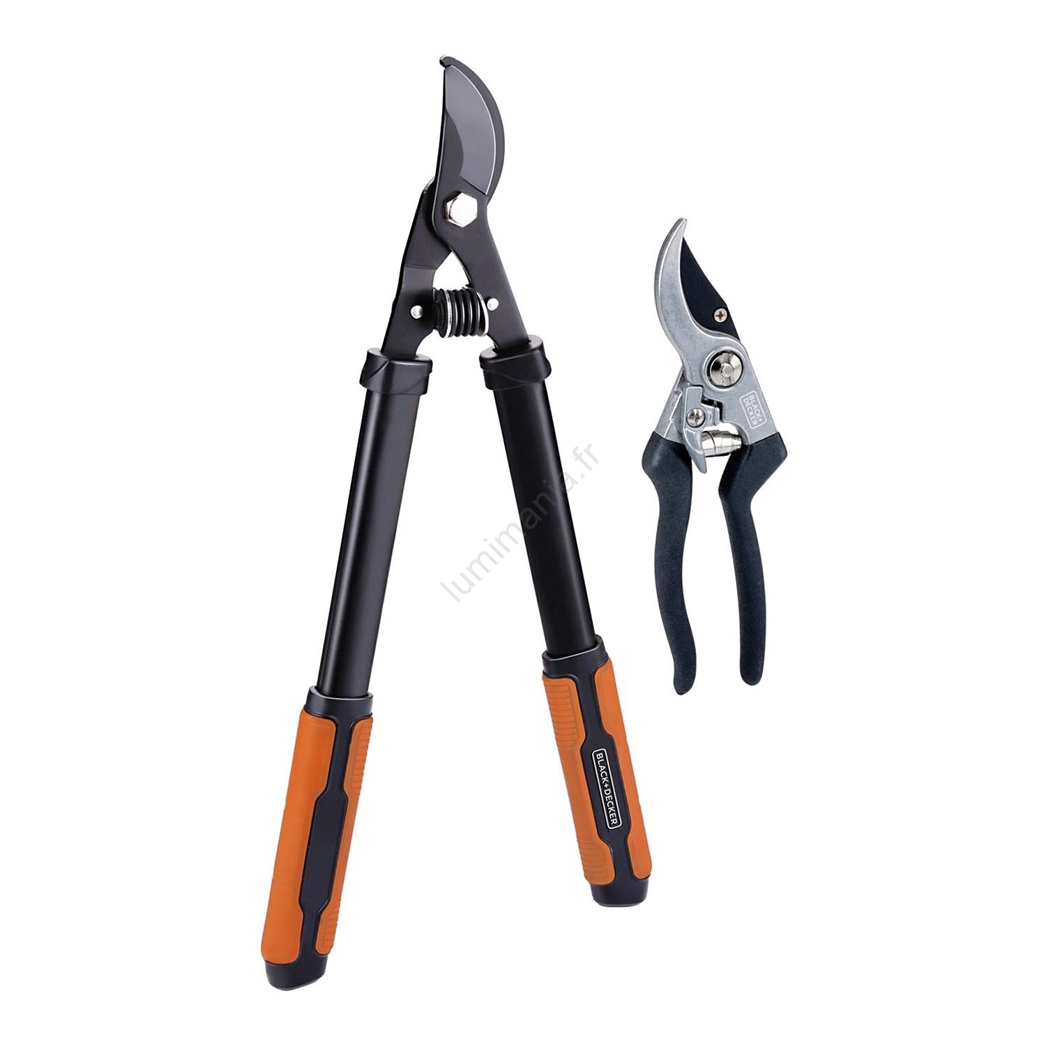 BLACK+DECKER - Ensemble de sécateurs de jardin 2 pcs | Lumimania