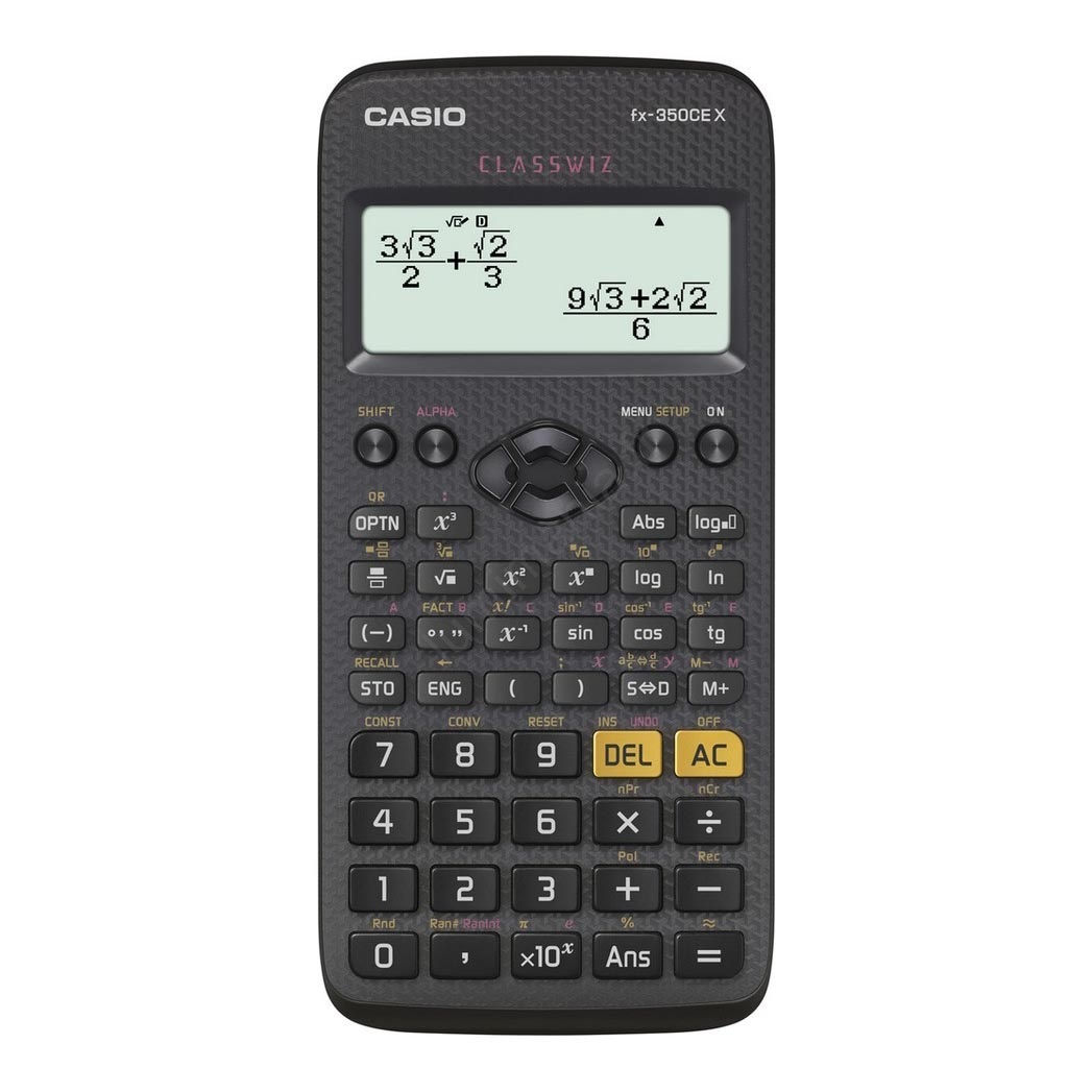 Casio - Calculatrice scolaire 1xAAA noire | Lumimania