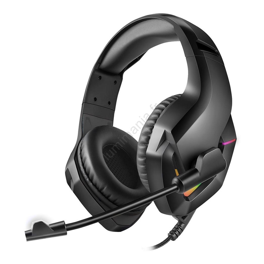 Casque gaming LED RGB VARR avec un micro | Lumimania