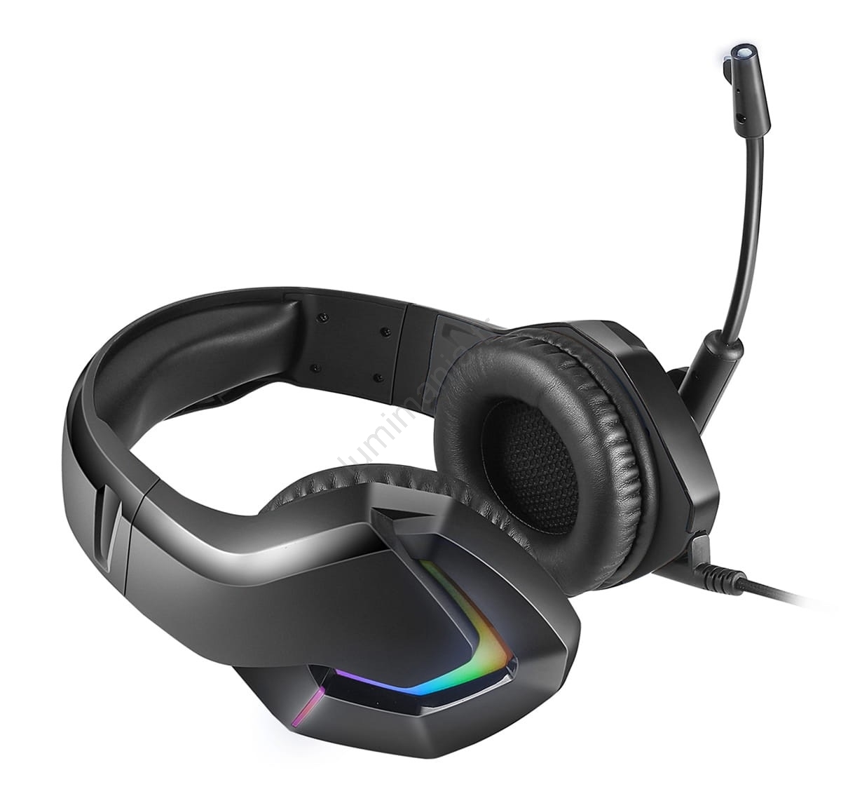 Casque gaming LED RGB VARR avec un micro | Lumimania