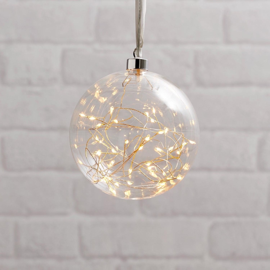 Eglo 410589 - Décoration de Noël LED GLOW 40xLED/0,064W/2xAA d. 15 cm ...