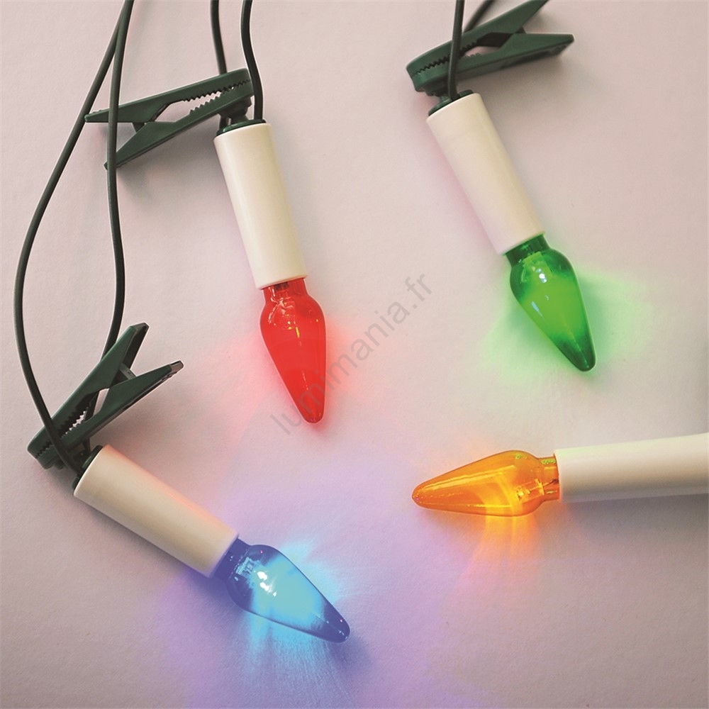 Guirlande de Noël LED FELICIA 16xLED 13,5m multicolore | Lumimania