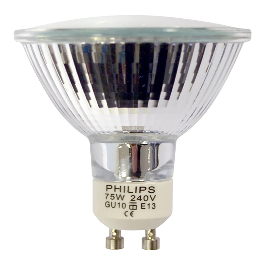 Halogène Ampoule Philips GU10/75W/230V 2800K | Lumimania