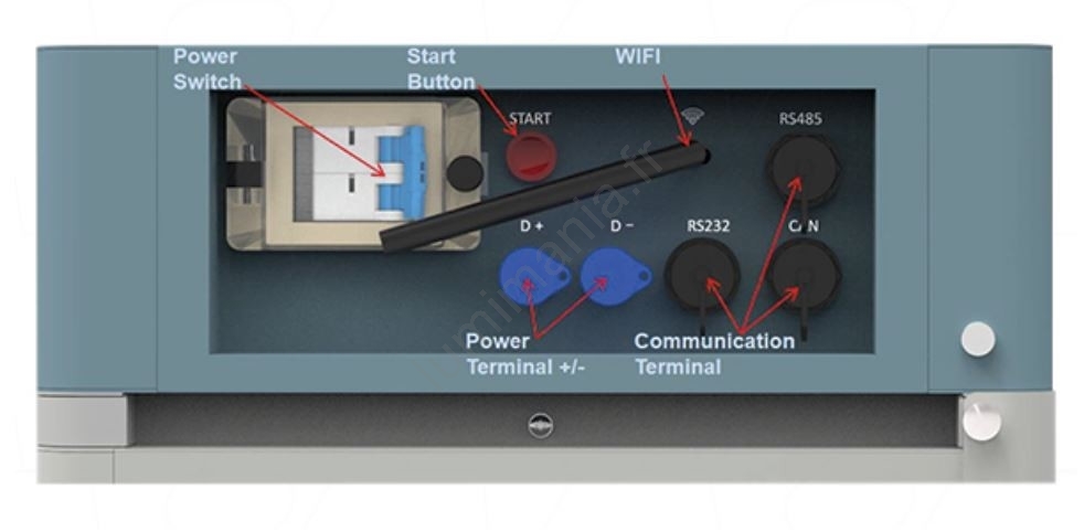 Kit de batterie solaire PYLONTECH: BMS Force H1 + Force H1 10,65 kWh ...