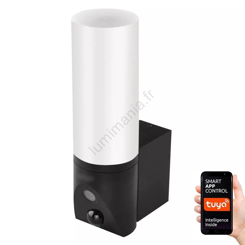 LED Caméra extérieure connectée avec lumière GoSmart LED/12W/230V IP65 ...