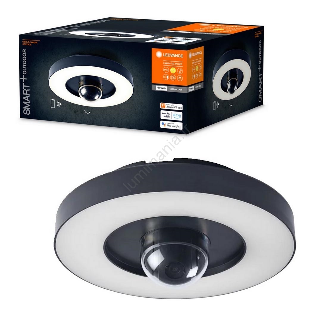 Ledvance - Luminaire d'extérieur LED avec détecteur et caméra LED/22W ...