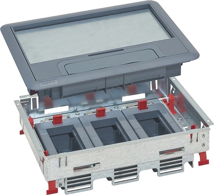 LEGRAND - Boîtier encastré pour double plancher 12 modules (6 appareils ...