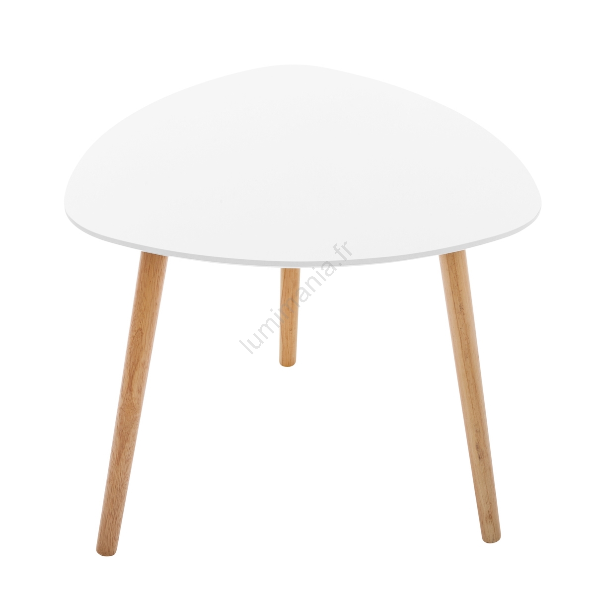 LOT 3x Table basse MILEO blanc | Lumimania