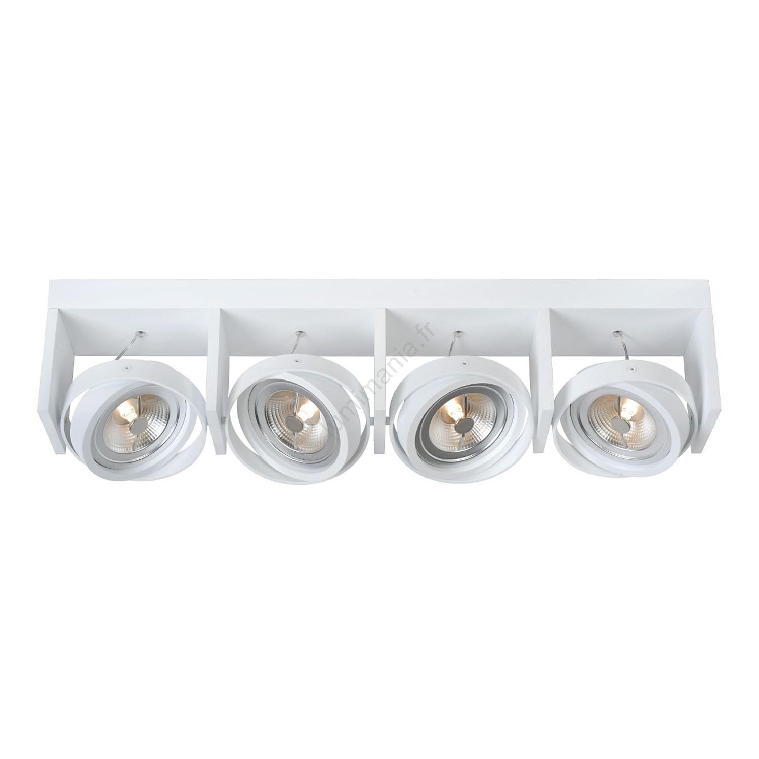 Lucide 31988/48/31 - Spot LED ZETT-LED 4xG53/12W/230V/12V blanc | Lumimania
