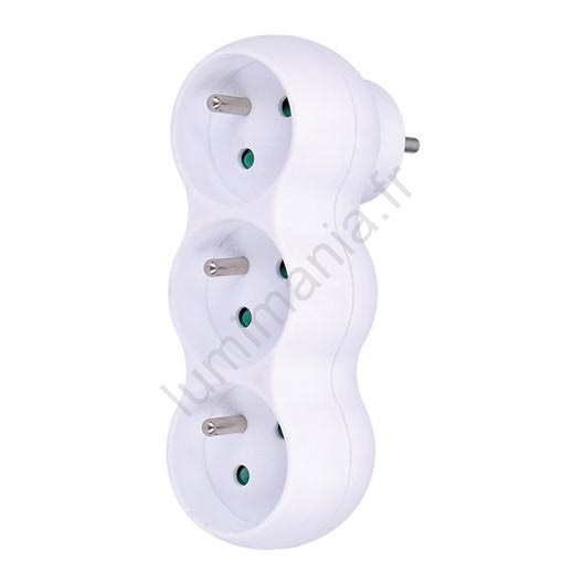 Solight P101 - Multiprise avec support 3x10A/230V | Lumimania Solight P101 - Multiprise avec support 3x10A/230V | Lumimania