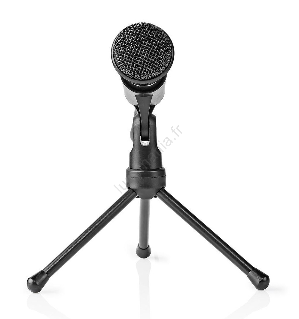 Nedis MICTJ100BK - Microphone de table pour PC 1,5V | Lumimania