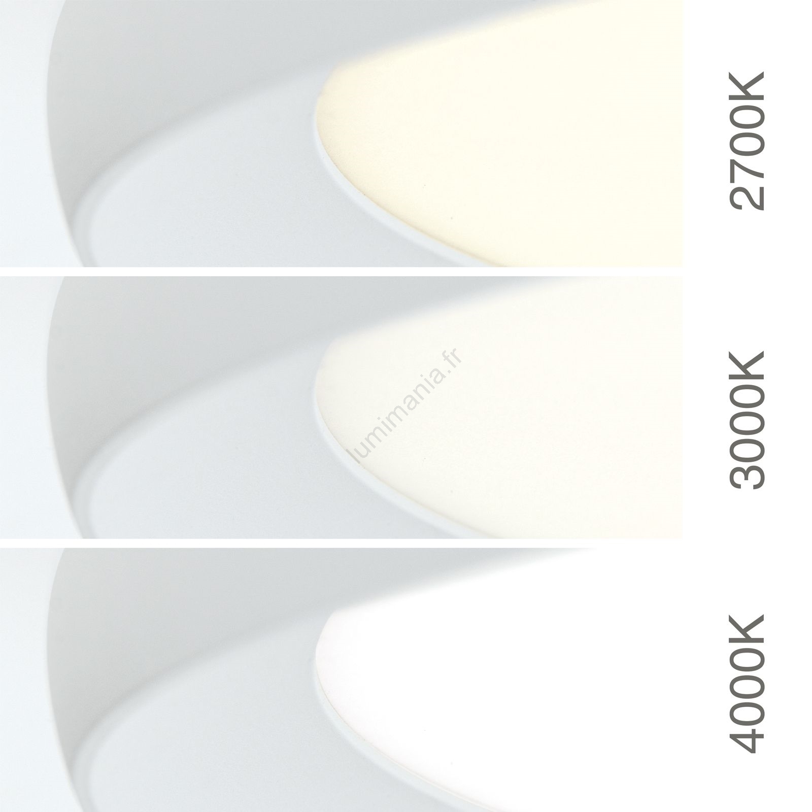 Orion - Plafonnier LED KANT LED/50W/230V 2700/3200/4000K Ø 60 cm blanc ...