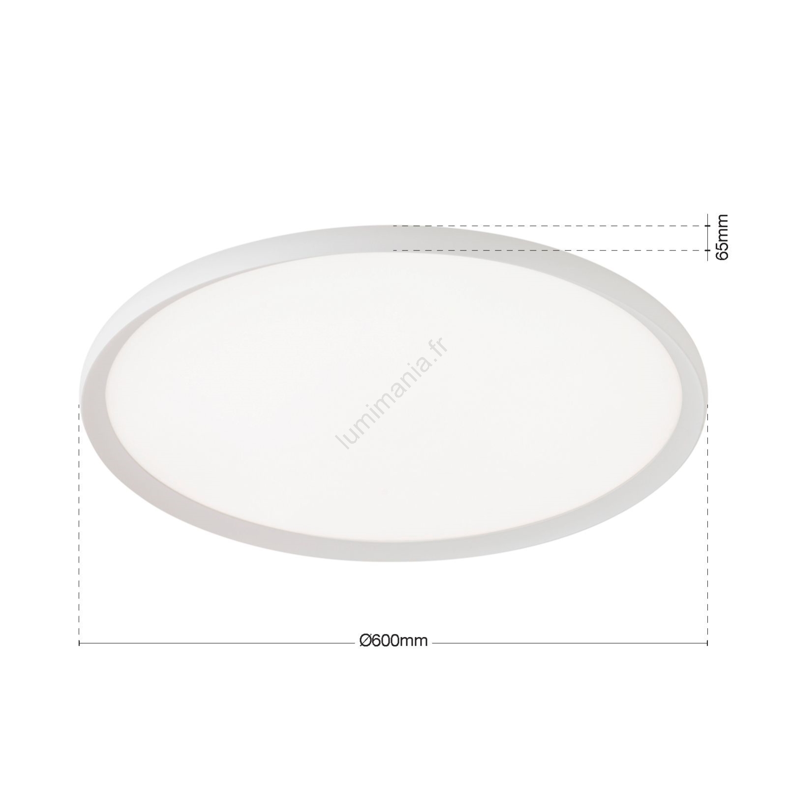Orion - Plafonnier LED KANT LED/50W/230V 2700/3200/4000K Ø 60 cm blanc ...