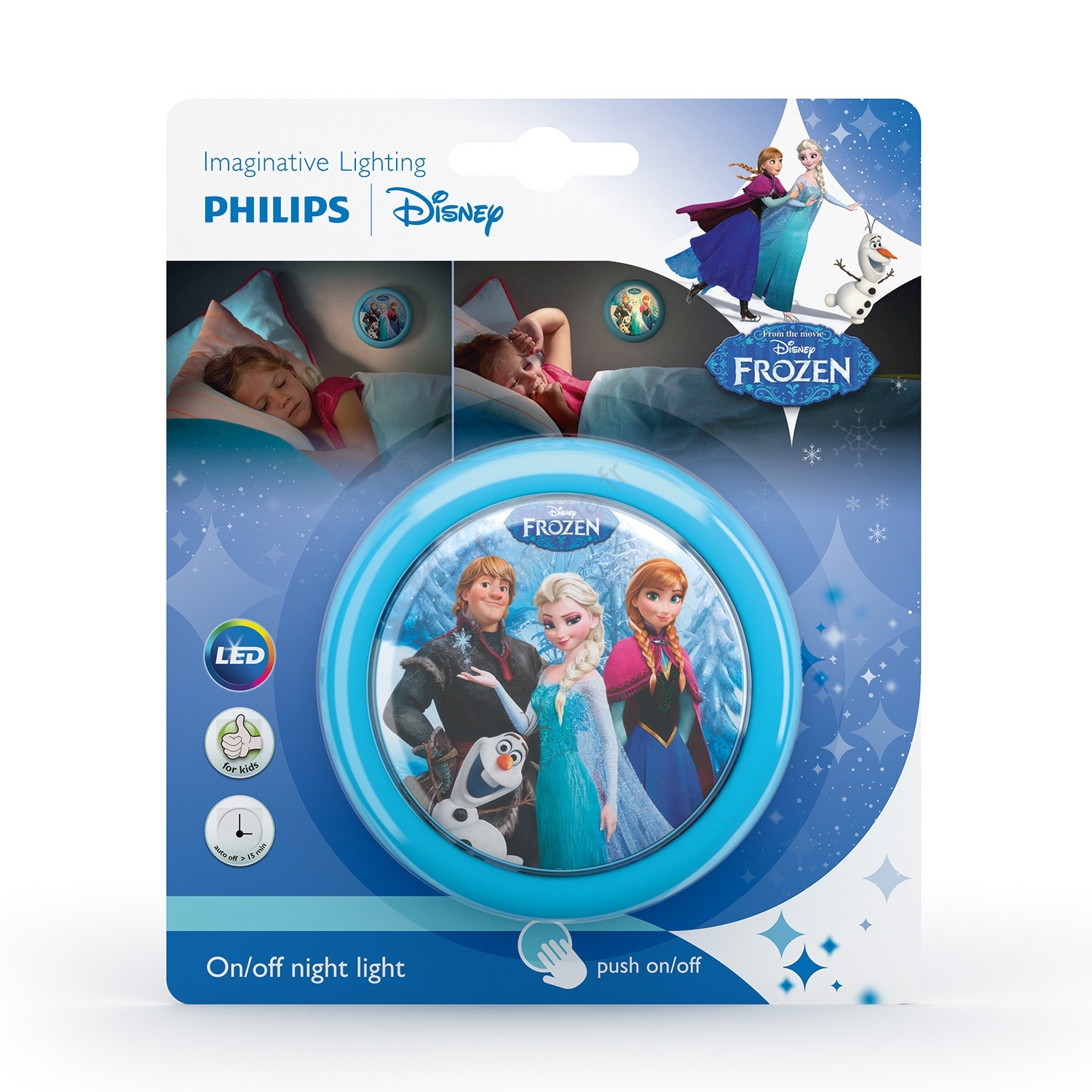 Philips 71924/08/16 - Lampe tactile LED enfant DISNEY FROZEN LED/0,3W ...