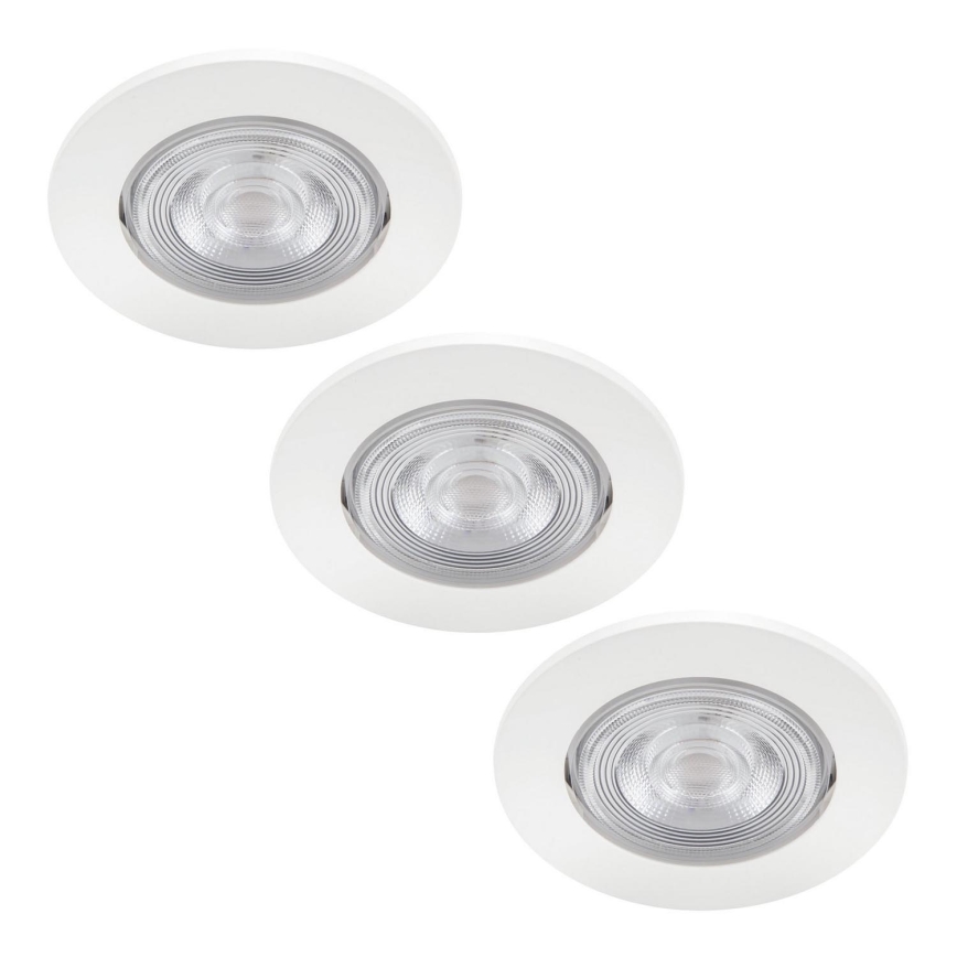 Philips - SET 3x Spot encastrable LED TARAGON 3xLED/4,5W/230V 2700K | Lumimania