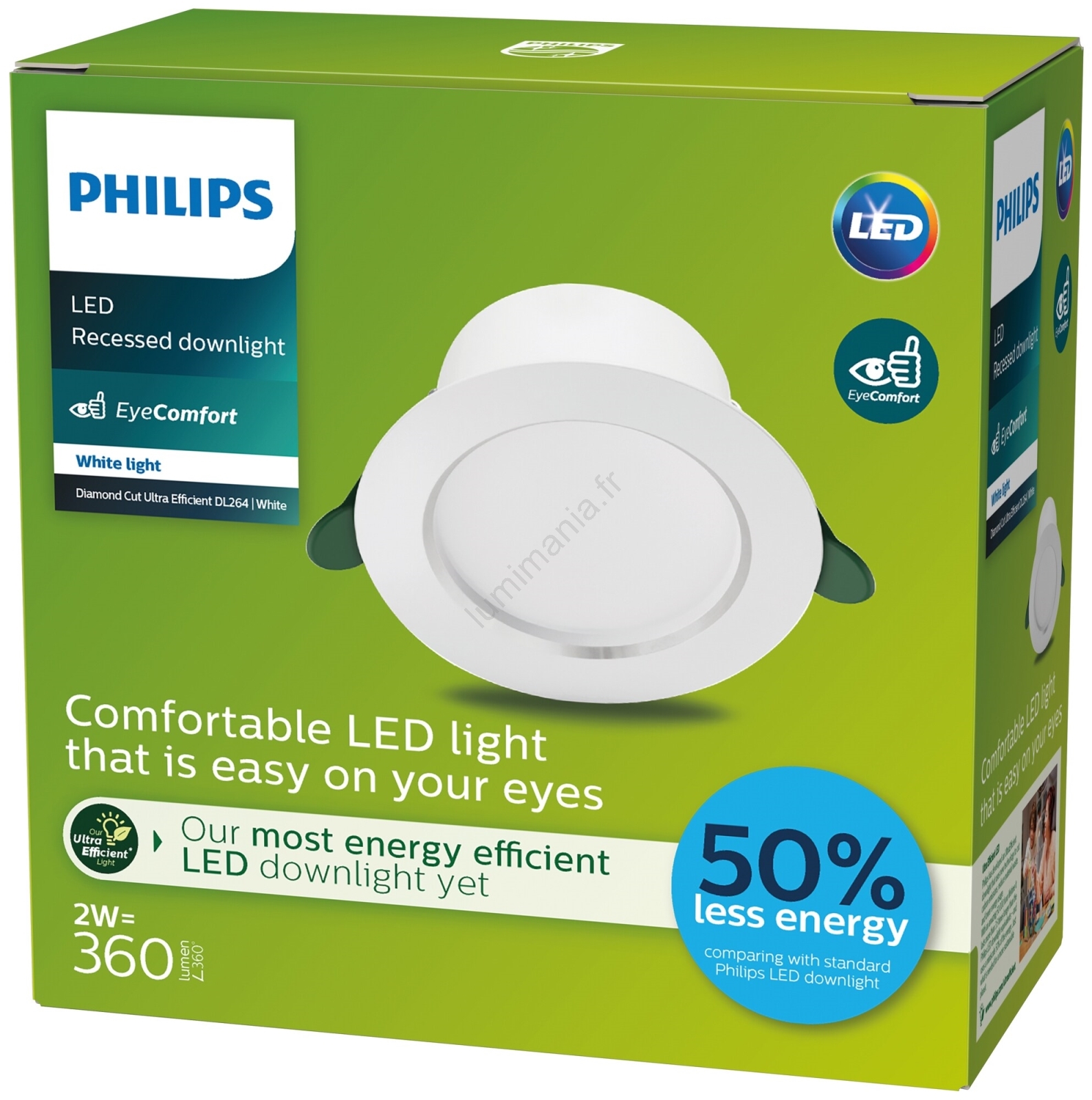 Philips - Spot encastrable LED DIAMOND LED/2W/230V 4000K | Lumimania