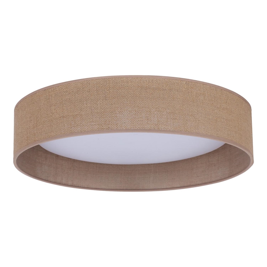 Plafonnier LED ROLLER LED/24W/230V marron clair | Lumimania