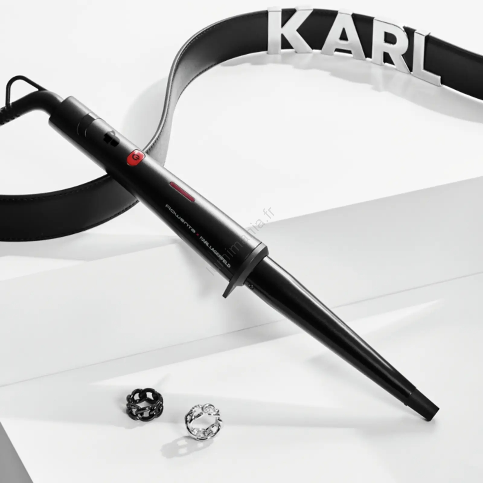 Rowenta - Fer à boucler conique KARL LAGERFELD noir | Lumimania