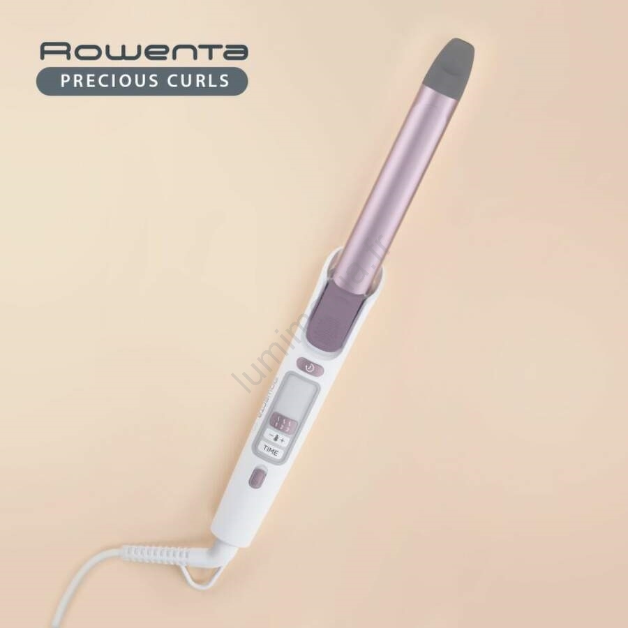 Rowenta - Fer à boucler PRECIOUS CURLS PREMIUM CARE blanc/violet ...