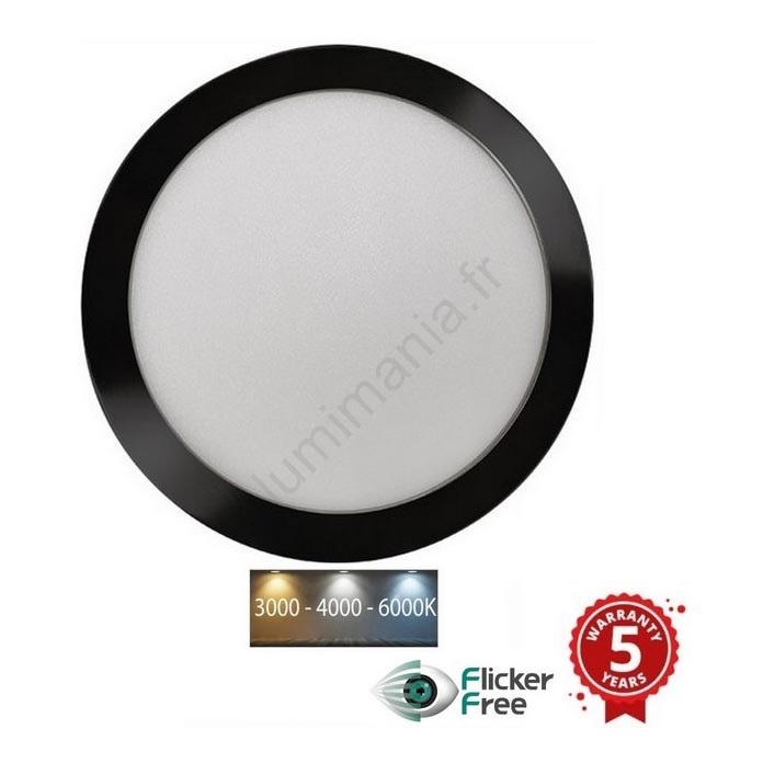 Sinclair DLTJ 18CCT - Spot encastrable DLTJ LED/18W/230V noir | Lumimania