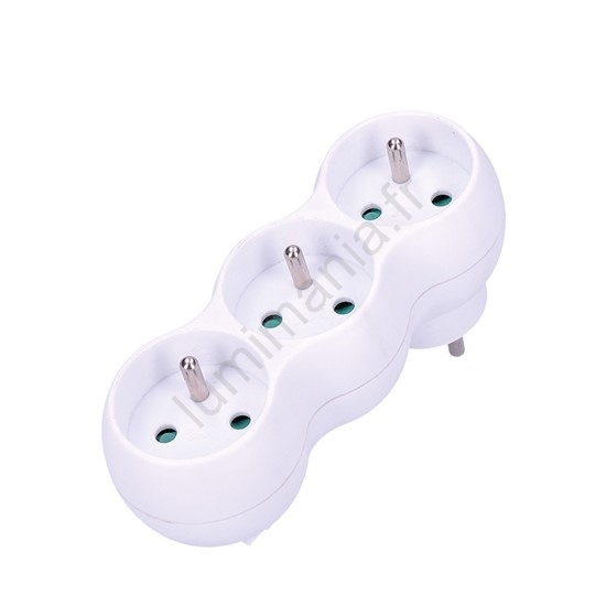 Solight P101 - Multiprise avec support 3x10A/230V | Lumimania Solight P101 - Multiprise avec support 3x10A/230V | Lumimania