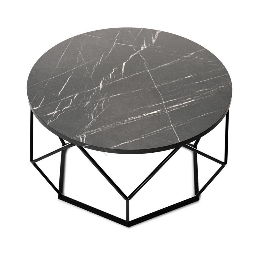 Table basse MARMUR 40x70 cm noire | Lumimania