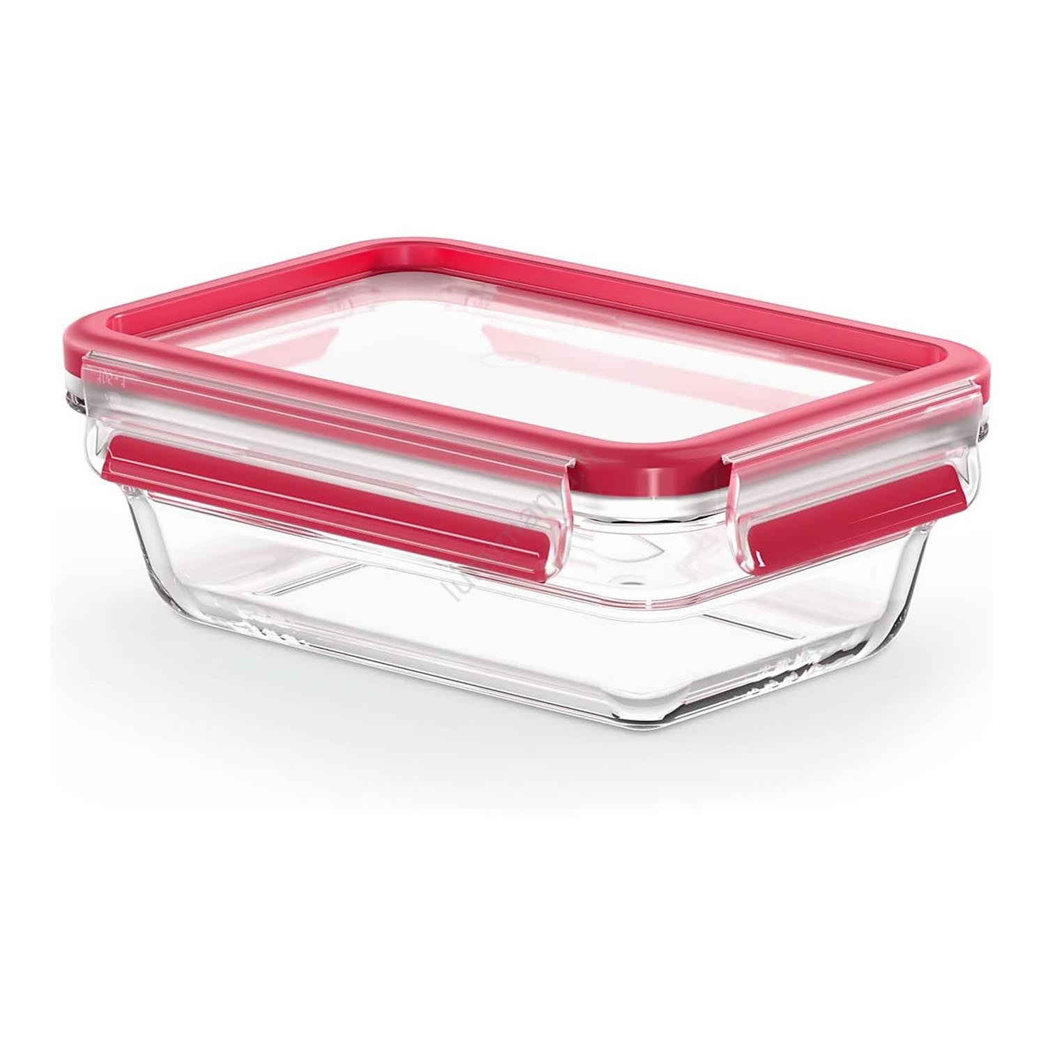 Tefal - Récipient alimentaire 0,7 l MSEAL GLASS rouge/verre | Lumimania