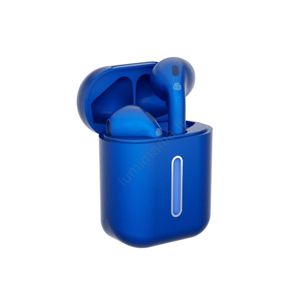 TESLA Electronics - Écouteurs sans fil bleu | Lumimania