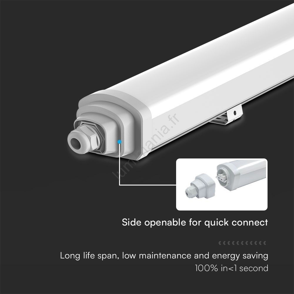 Tube fluorescent industriel SAMSUNG CHIP LED/36W/230V 6500K IP65 120 cm ...